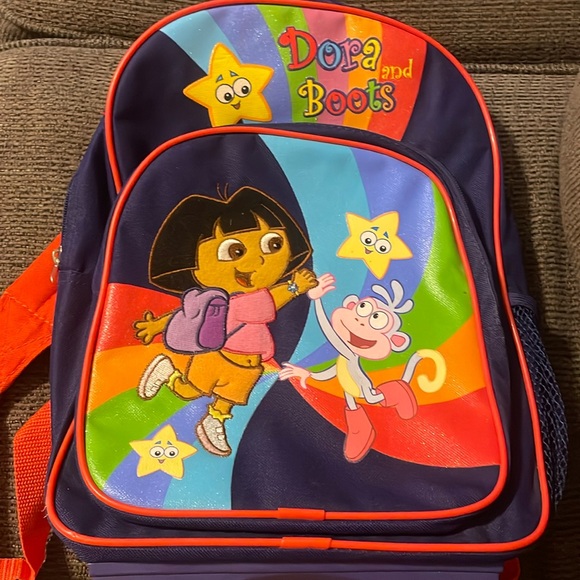 Other | Vintage Dora The Explorer Rolling Backpack 16 Full Size | Poshmark